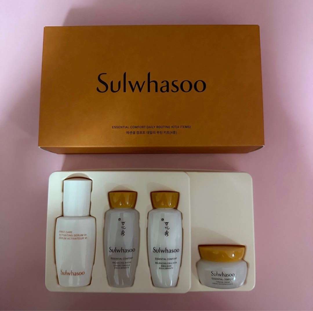 Sulwhasoo Essential Comfort Daily Routine Kit, Beauty & Personal Care ...
