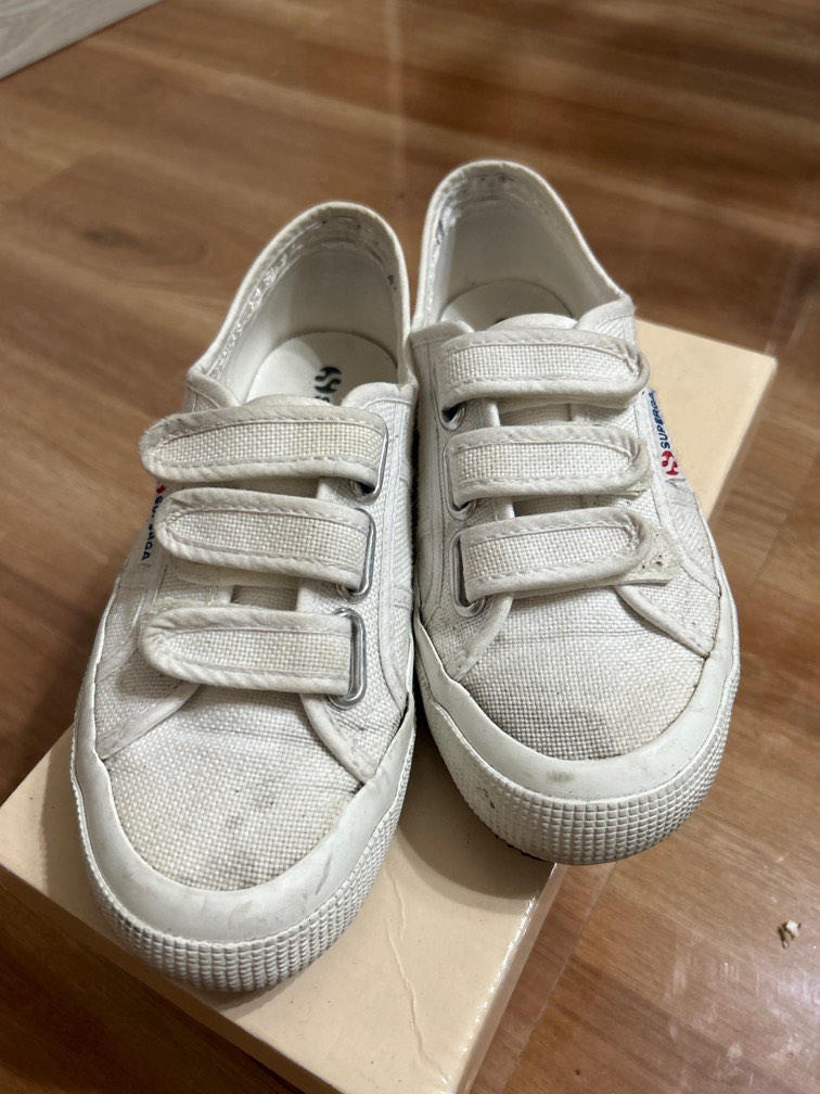Superga Velcro Canvas sneakers on Carousell