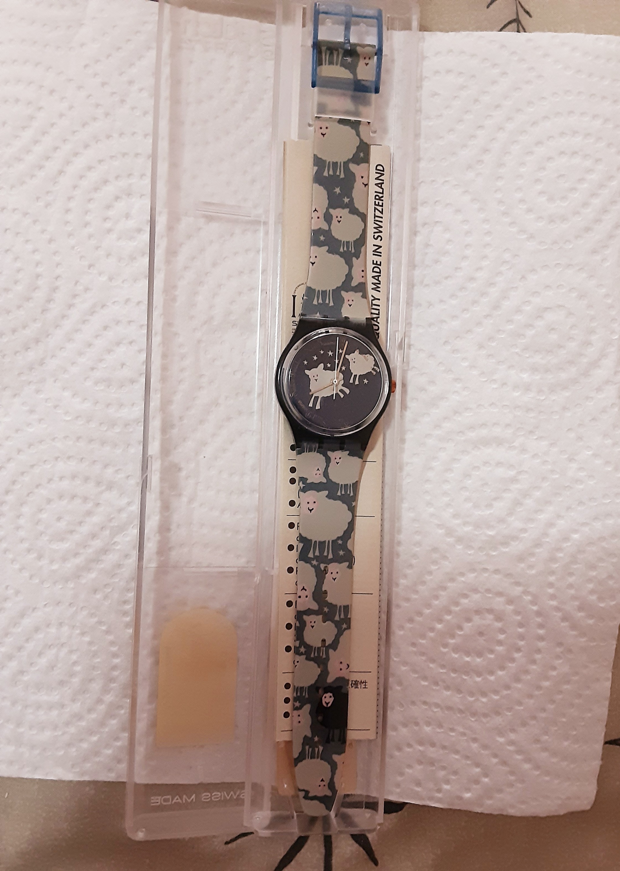 Swatch Vintage Watch - Black Sheep, Luxury, Watches on Carousell