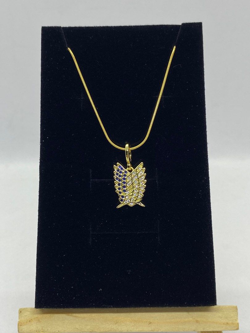 Tala By Kyla Attack On Titan Wings of Freedom Inspired Necklace 18K ...