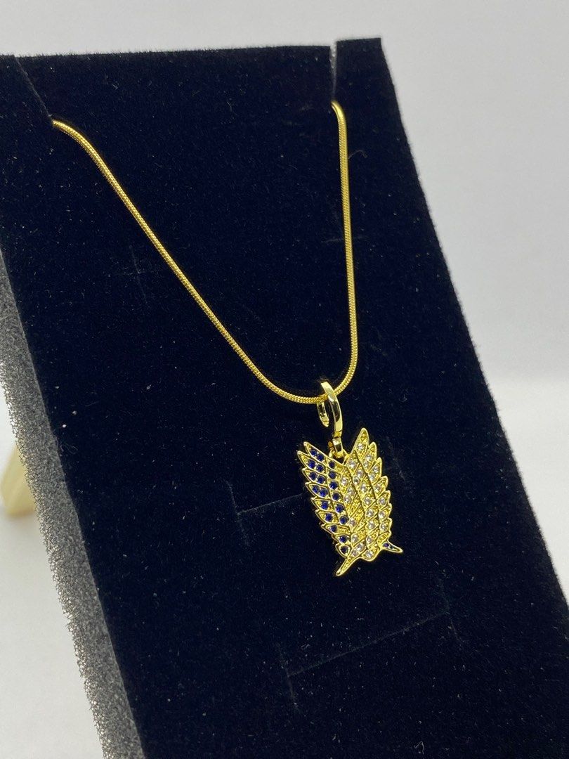 Tala By Kyla Attack On Titan Wings of Freedom Inspired Necklace 18K ...