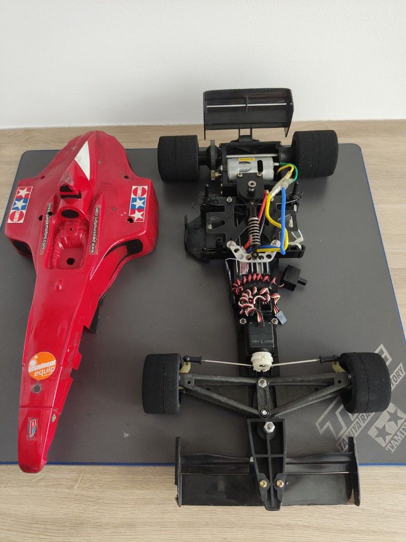 Tamiya F103 rolling chassis and tires, Hobbies & Toys, Toys & Games on ...