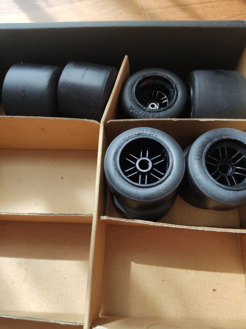 Tamiya F103 rolling chassis and tires, Hobbies & Toys, Toys & Games on ...