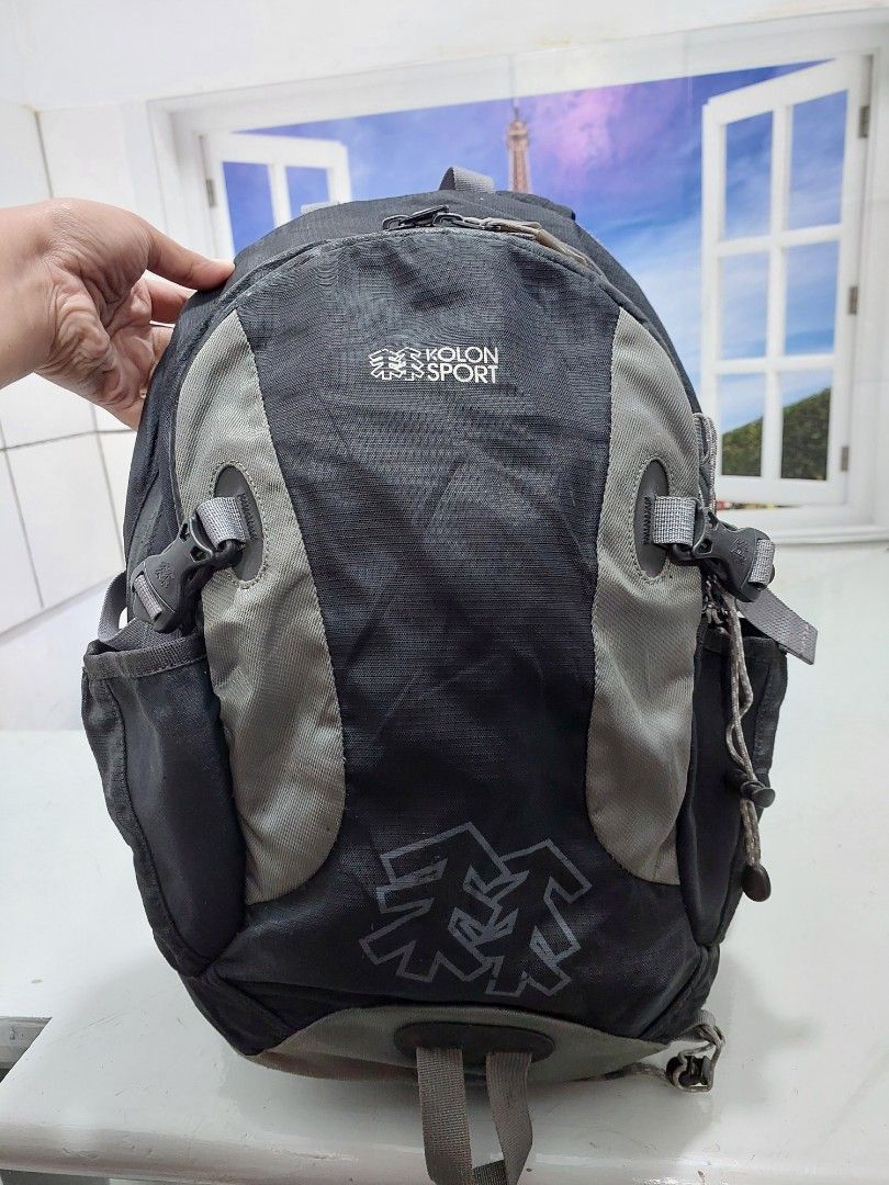 Tas Ransel KOLON SPORT Backpack bertulang fiber, Fesyen Pria, Tas ...
