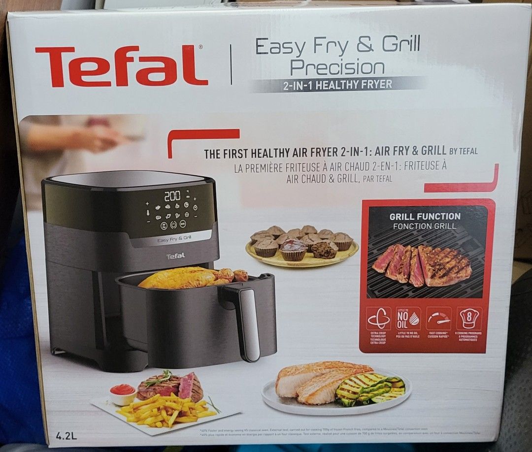 Tefal Easy Fry & Grill Classic Air Fryer 4.2L (Sealed), TV & Home Appliances, Kitchen Appliances ...