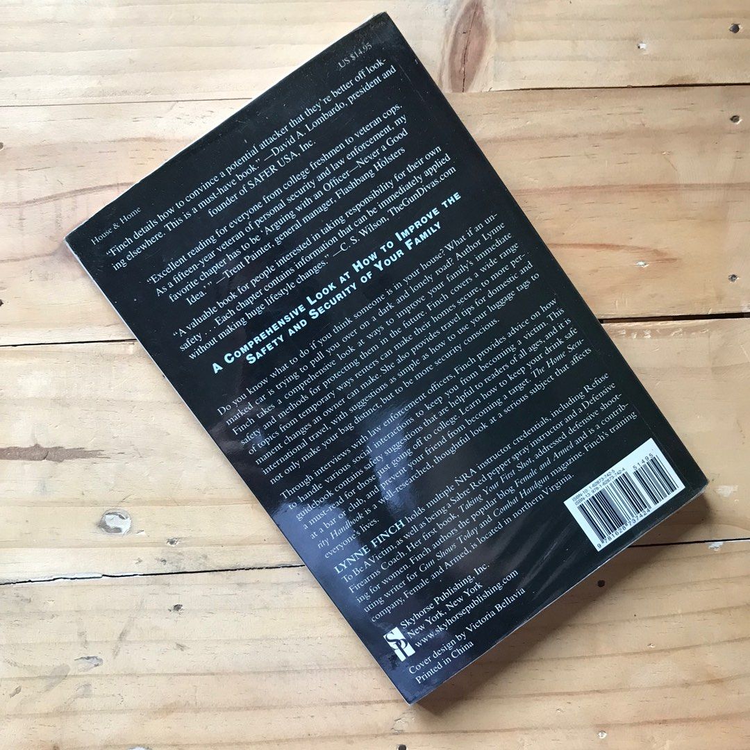 The Home Security Handbook- Lynne Finch on Carousell