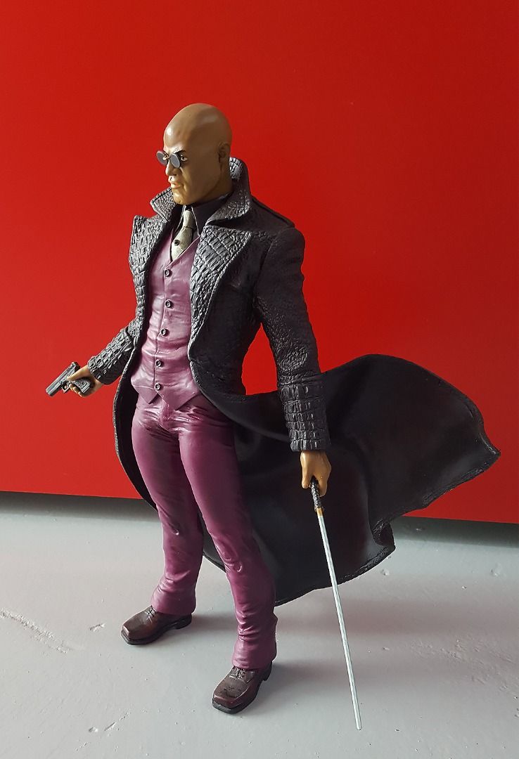 The Matrix Reloaded Morpheus 1/6 scale Vinyl figure statue by ...
