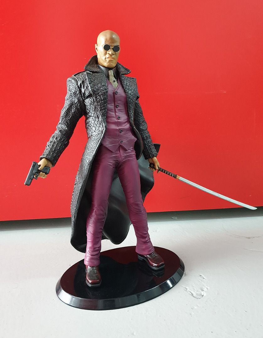 The Matrix Reloaded Morpheus 1/6 scale Vinyl figure statue by ...