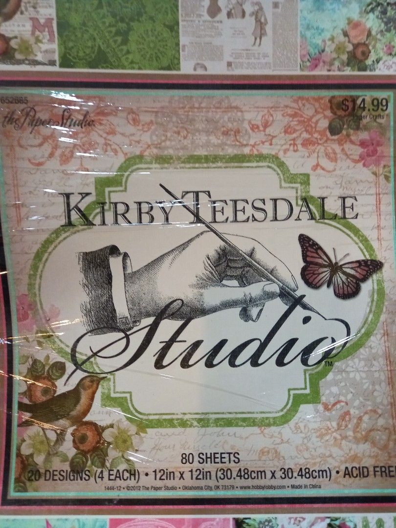 The Paper Studio Kerby Teesdale Studio 12x12 paper pad on Carousell