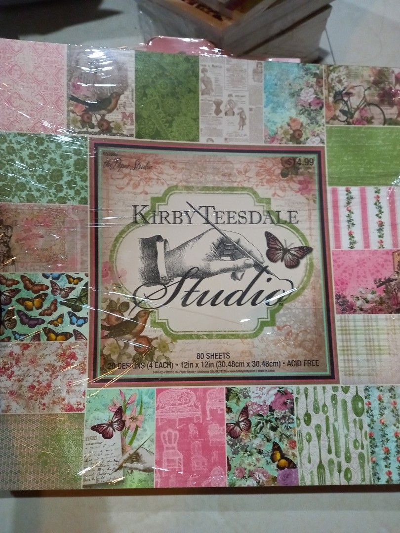 The Paper Studio Kerby Teesdale Studio 12x12 paper pad on Carousell