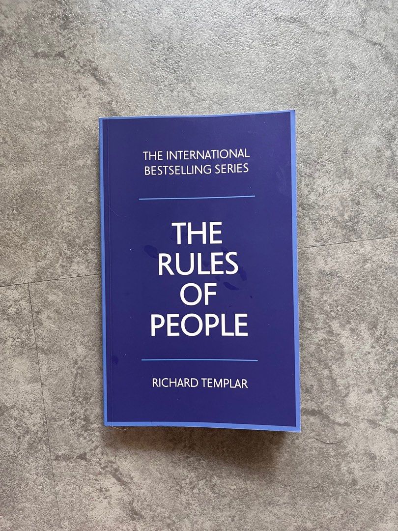 The Rules Of People - Richard Templar, Hobbies & Toys, Books ...