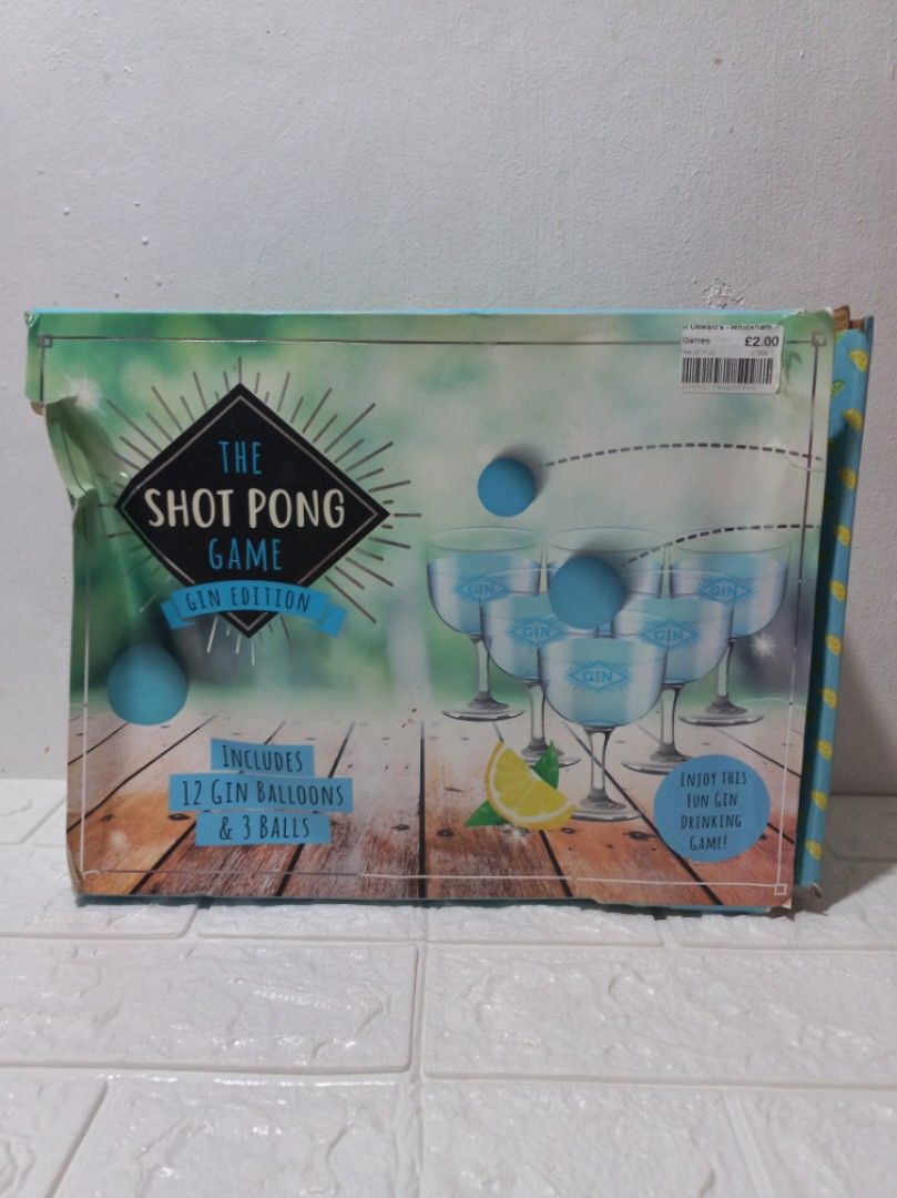 The Shot Pong Game (Gin Edition) on Carousell