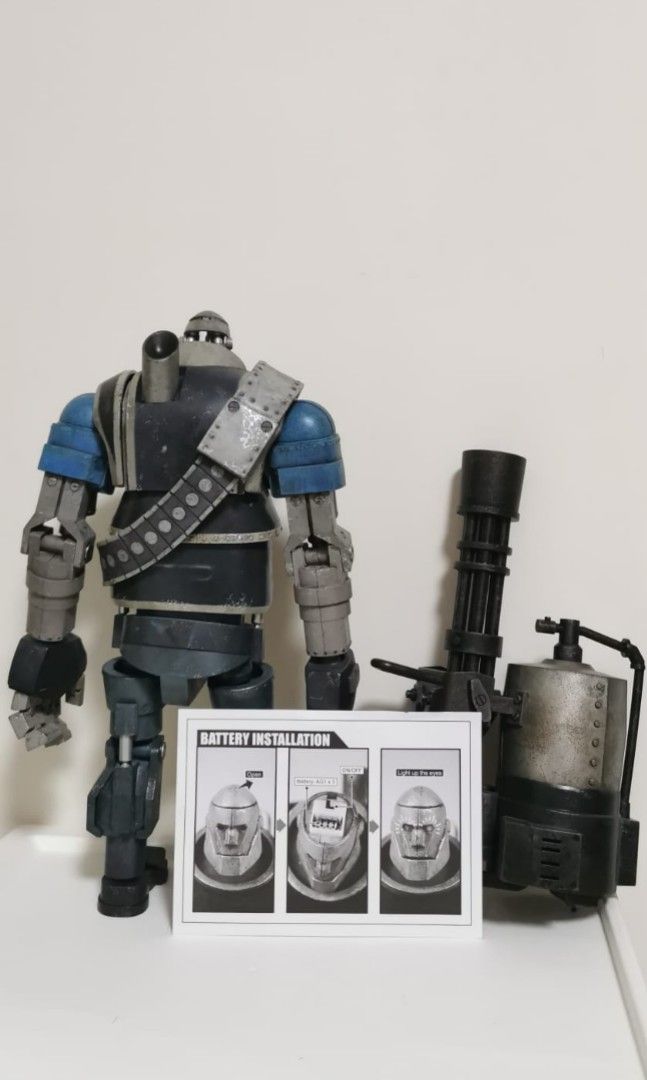 Threea 3a Robot Heavy Team Fortress 2 Mann vs Machine Blue, 興趣及遊戲, 玩具 ...