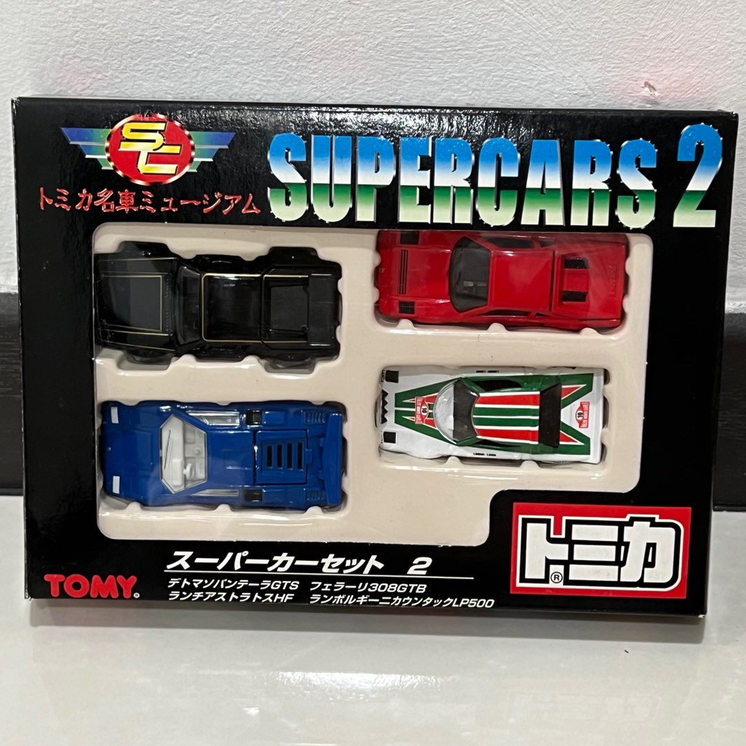 Tomica Super Cars 2 Set (1998), Hobbies & Toys, Toys & Games on Carousell