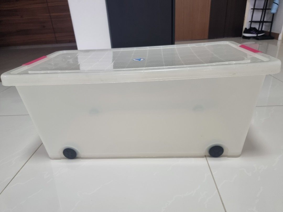 Toyogo container with wheels, Furniture & Home Living, Home Improvement ...