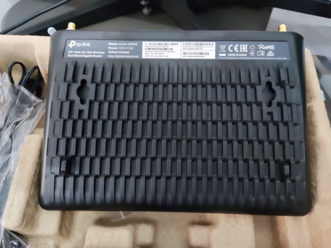 TP-LINK Archer MR600 v2 4G+ Cat6 AC1200 Wireless Dual Band Gigabit ...
