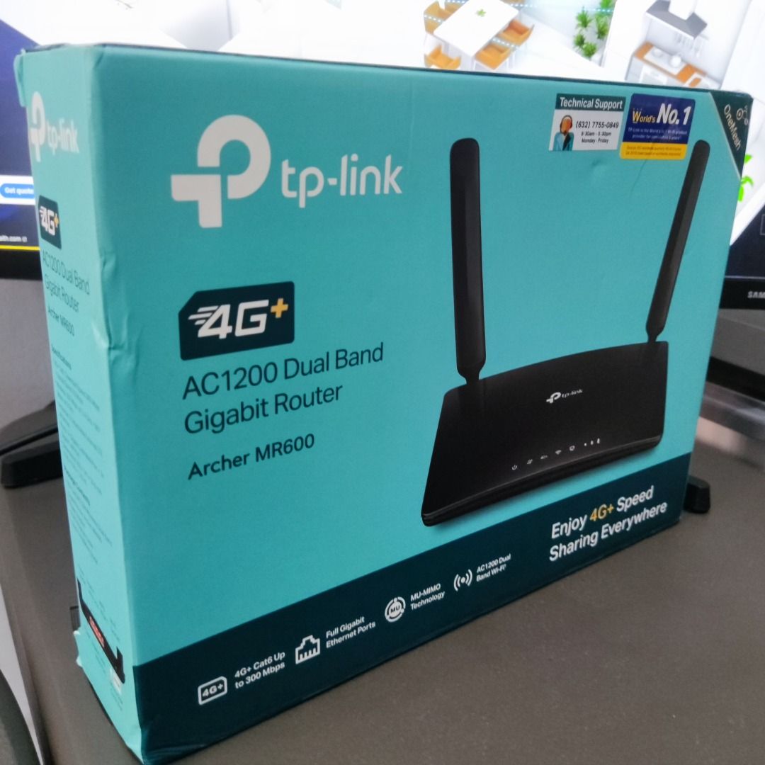 TP-LINK Archer MR600 v2 4G+ Cat6 AC1200 Wireless Dual Band Gigabit ...