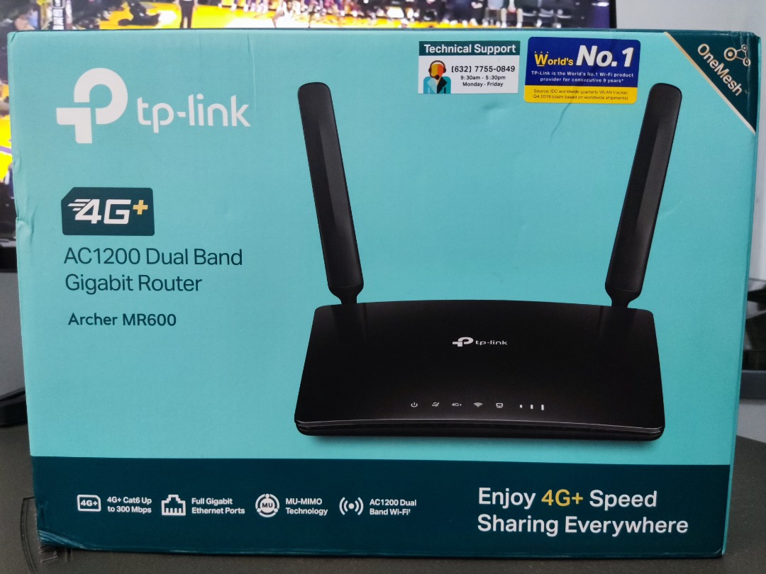 TP-LINK Archer MR600 v2 4G+ Cat6 AC1200 Wireless Dual Band Gigabit ...