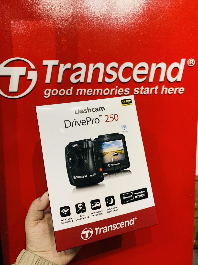 Transcend DrivePro 250 Dashcam 32GB TS-DP250A-32G on Carousell