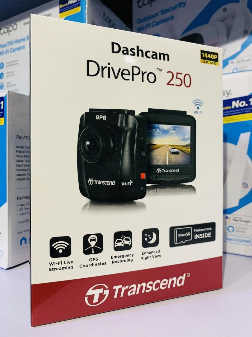 Transcend DrivePro 250 Dashcam 32GB TS-DP250A-32G on Carousell