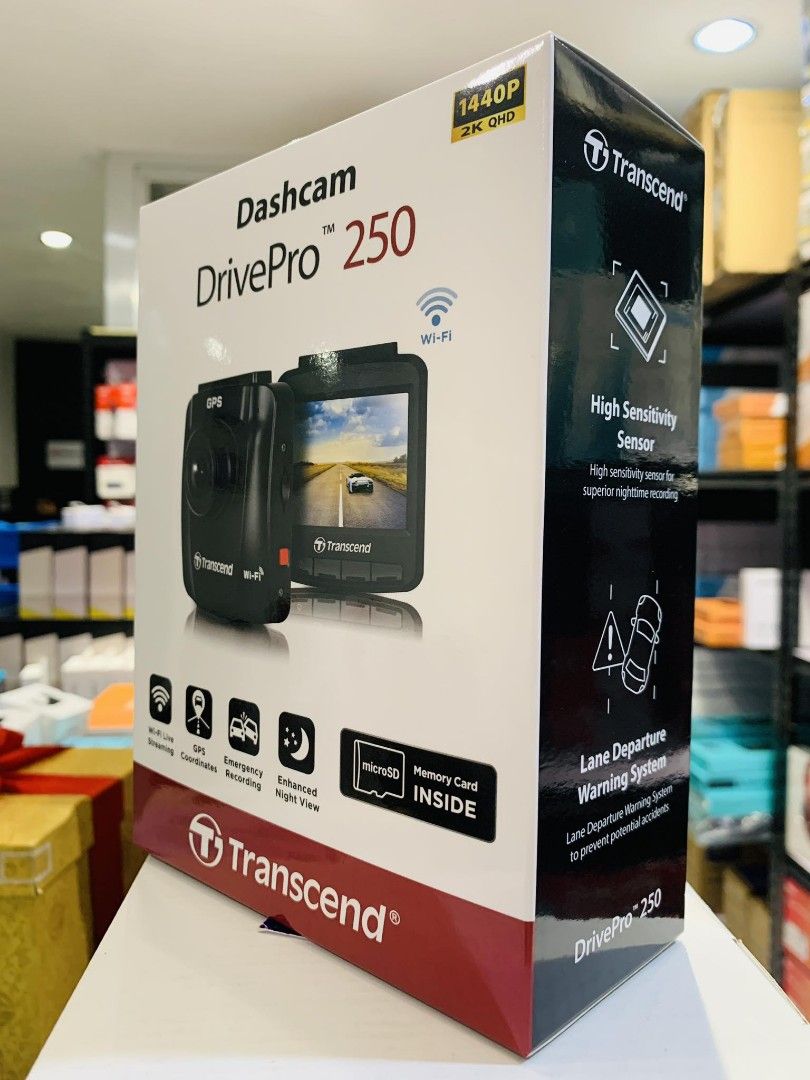 Transcend DrivePro 250 Dashcam 32GB TS-DP250A-32G on Carousell