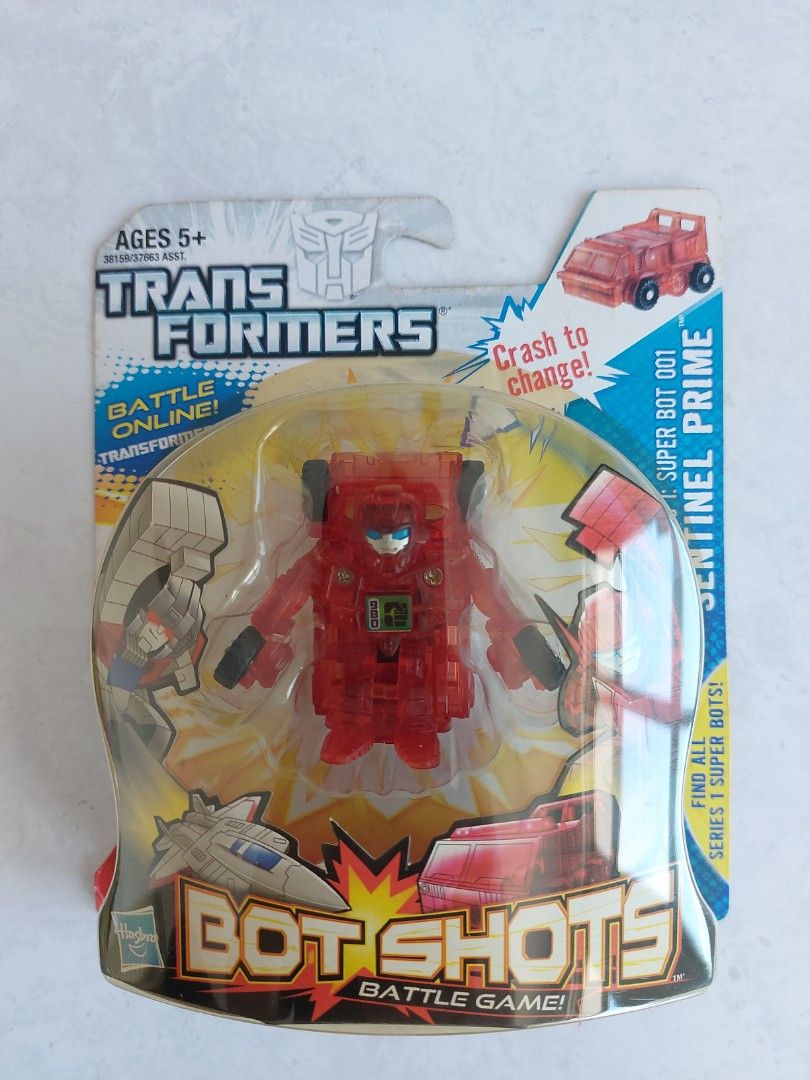 Transformers bot shots battle game super bot sentinel prime, Hobbies ...