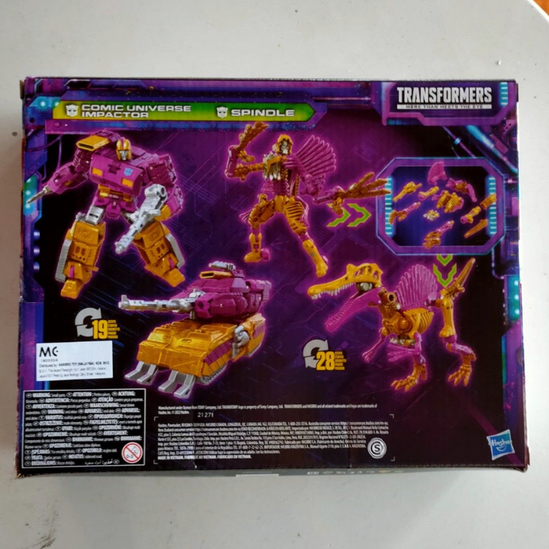 Transformers Legacy Impactor & Spindle Wreck n Rule Collection NEW ...