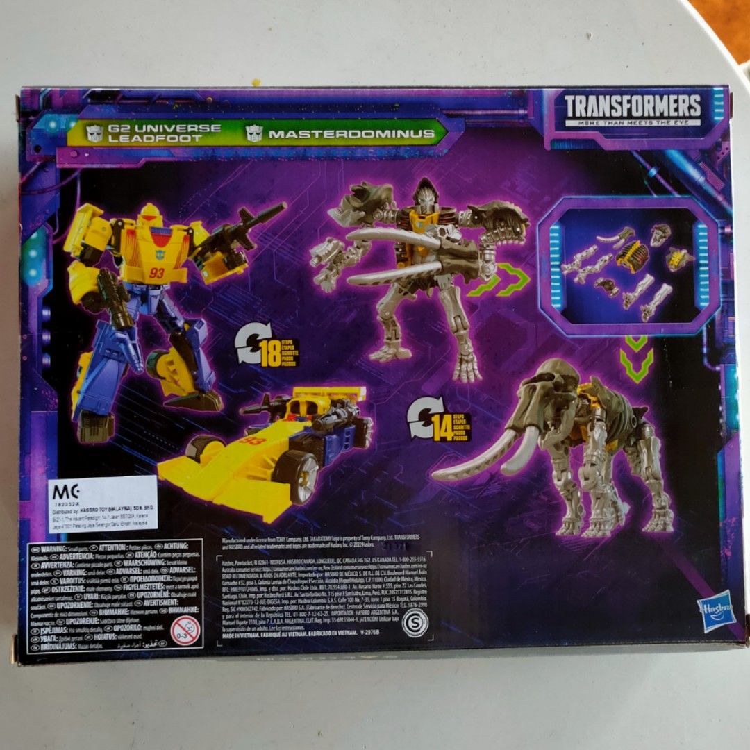 Transformers Legacy Leadfoot & Masterdominus Wreck N Rule NEW, Hobbies ...