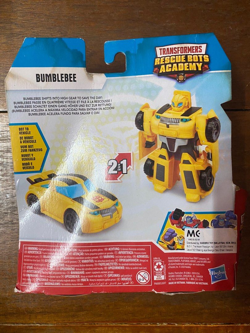 Transformers Rescue Bots Academy Rescan Bumblebee, Hobbies & Toys, Toys ...