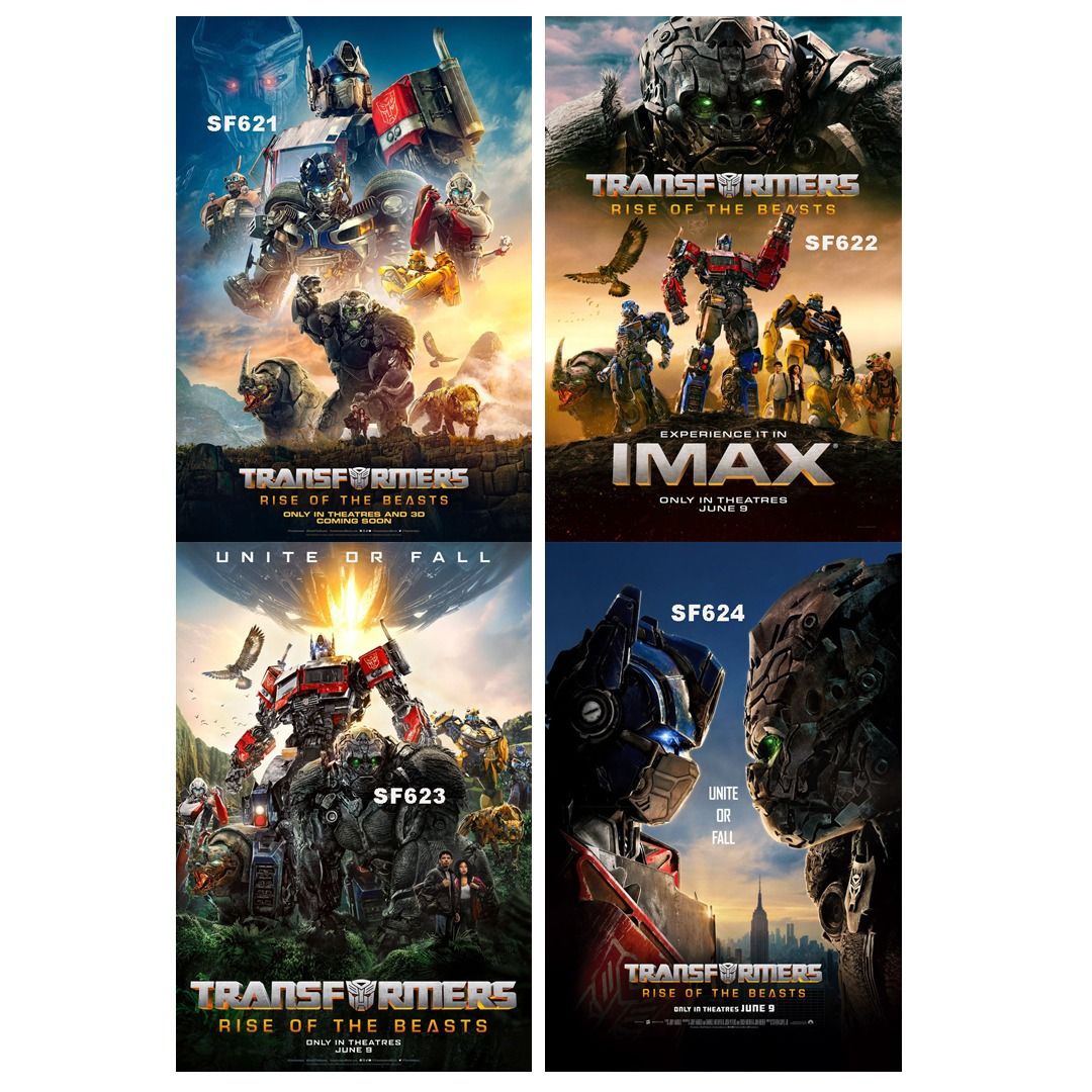Transformers: Rise of the Beasts MOVIE POSTERS (2023) PART 1, Hobbies ...