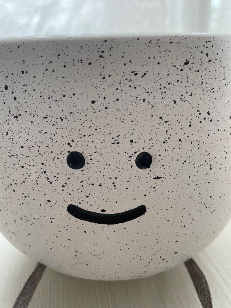 Typo Midi Shaped Planter (White), Furniture & Home Living, Gardening ...