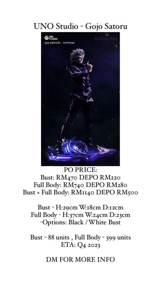 UNO Studio - Gojo Satoru, Hobbies & Toys, Toys & Games on Carousell