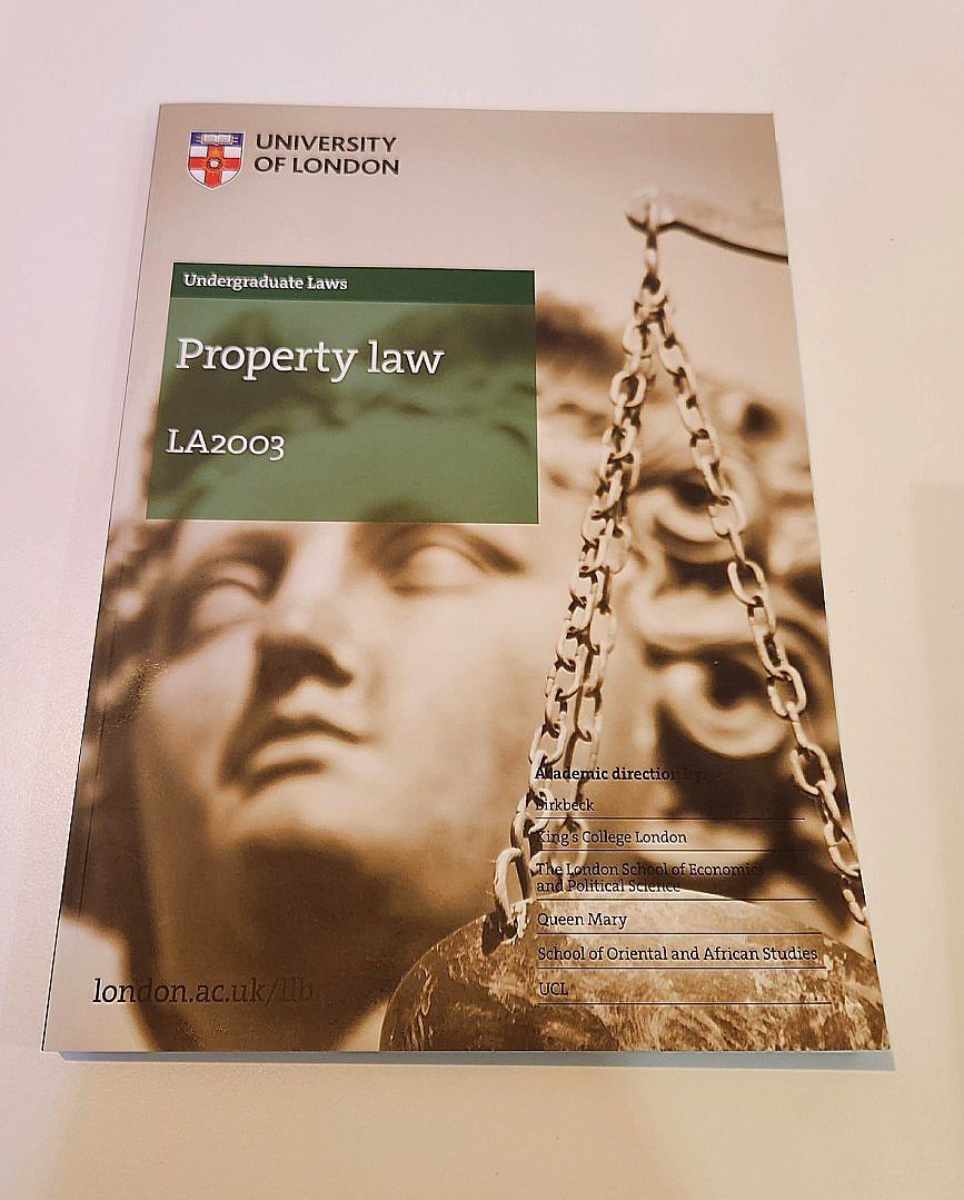 UOL Property Law Subject Guide LA2003, Hobbies & Toys, Books ...