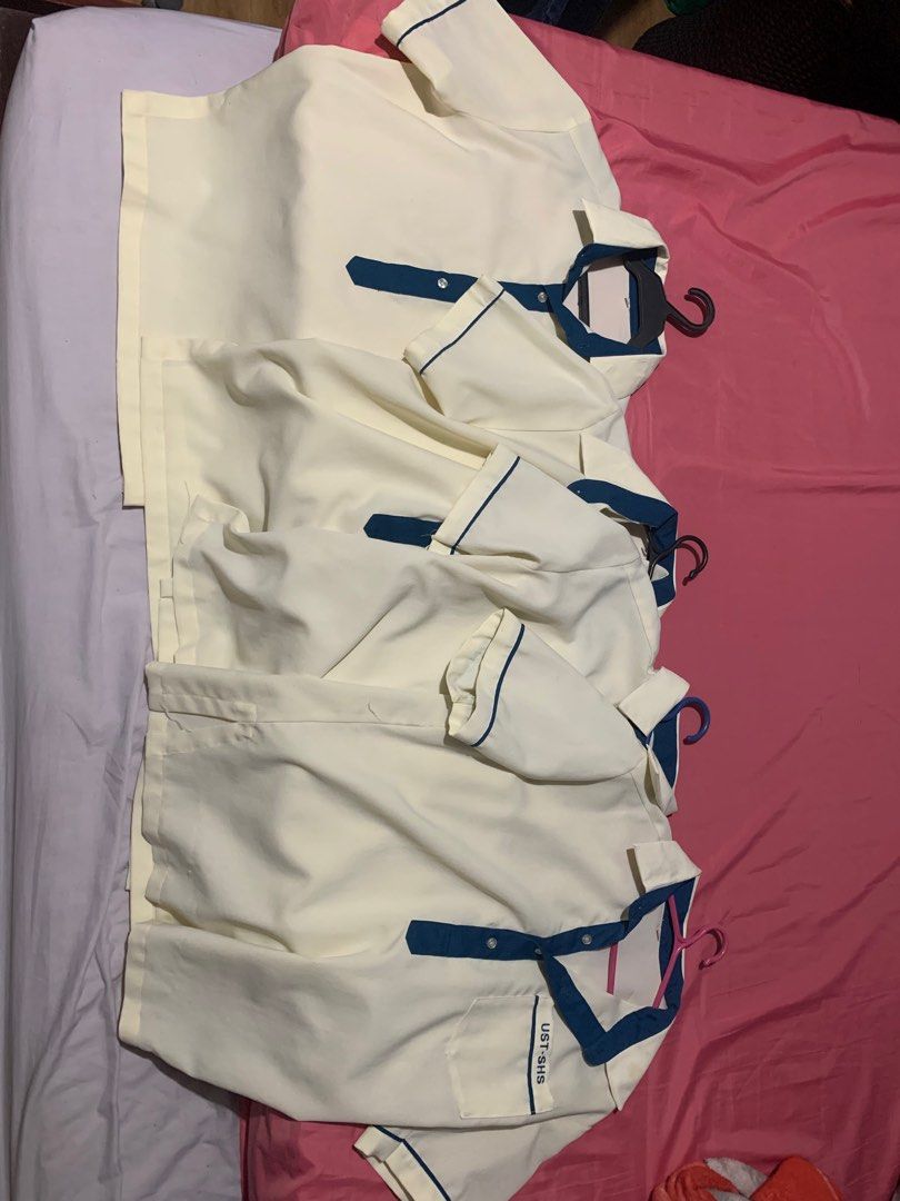 UST SHS SENIOR HIGH TYPE A UNIFORM (TOP) MEDIUM, Men's Fashion, Tops ...