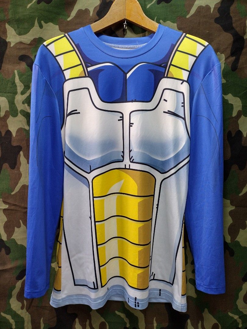 VEGETA COSTUME COSPLAY DRAGON BALL Z Vegeta Compression Longsleeves for ...
