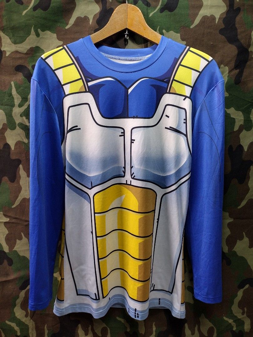 VEGETA COSTUME COSPLAY DRAGON BALL Z Vegeta Compression Longsleeves for ...
