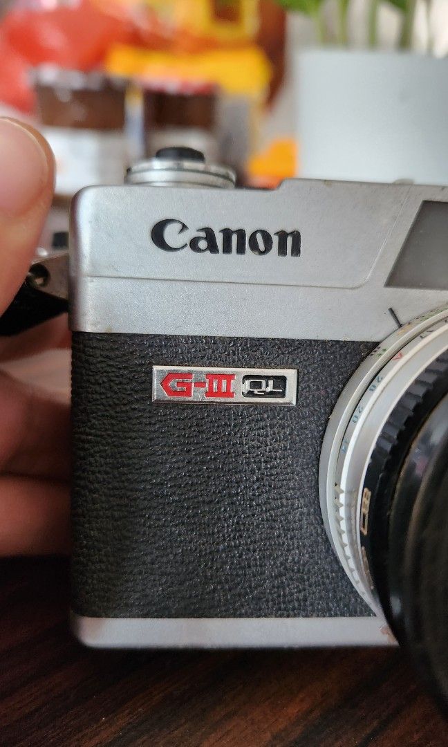 Vintage canon G-III, Photography, Cameras on Carousell