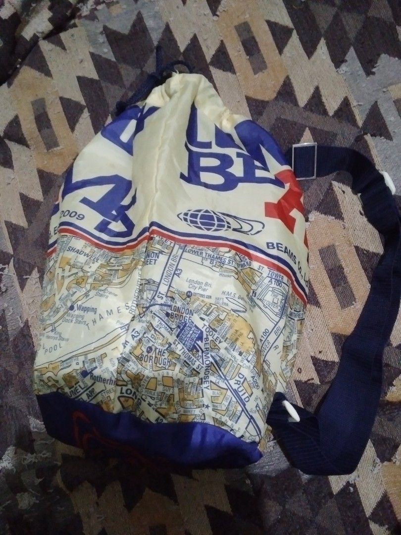 Vintage London Beams nylon bucket bag, Men's Fashion, Bags, Sling Bags ...