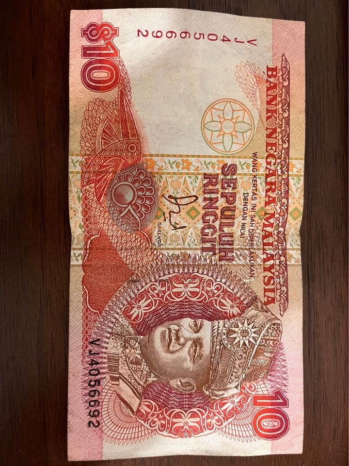 Vintage Malaysian Ringgit 10$, Hobbies & Toys, Collectibles ...
