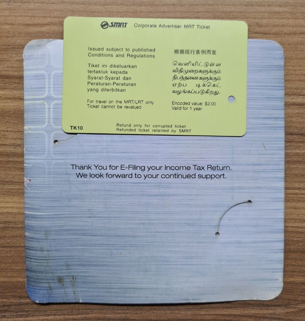 Vintage Singapore MRT Cards (with new cards added), Hobbies & Toys ...