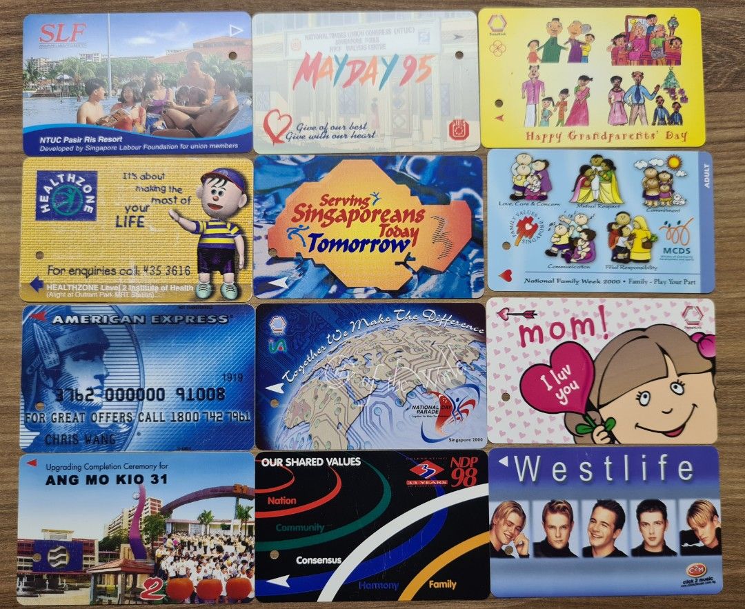 Vintage Singapore MRT Cards (with new cards added), Hobbies & Toys ...