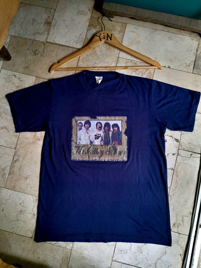 VINTAHE 80s Rolling stones Evergreen tag on Carousell