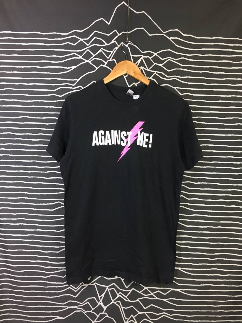 Vtg Against Me Punk Rock Band Fat Wreck Chords Tee, Men's Fashion, Tops ...
