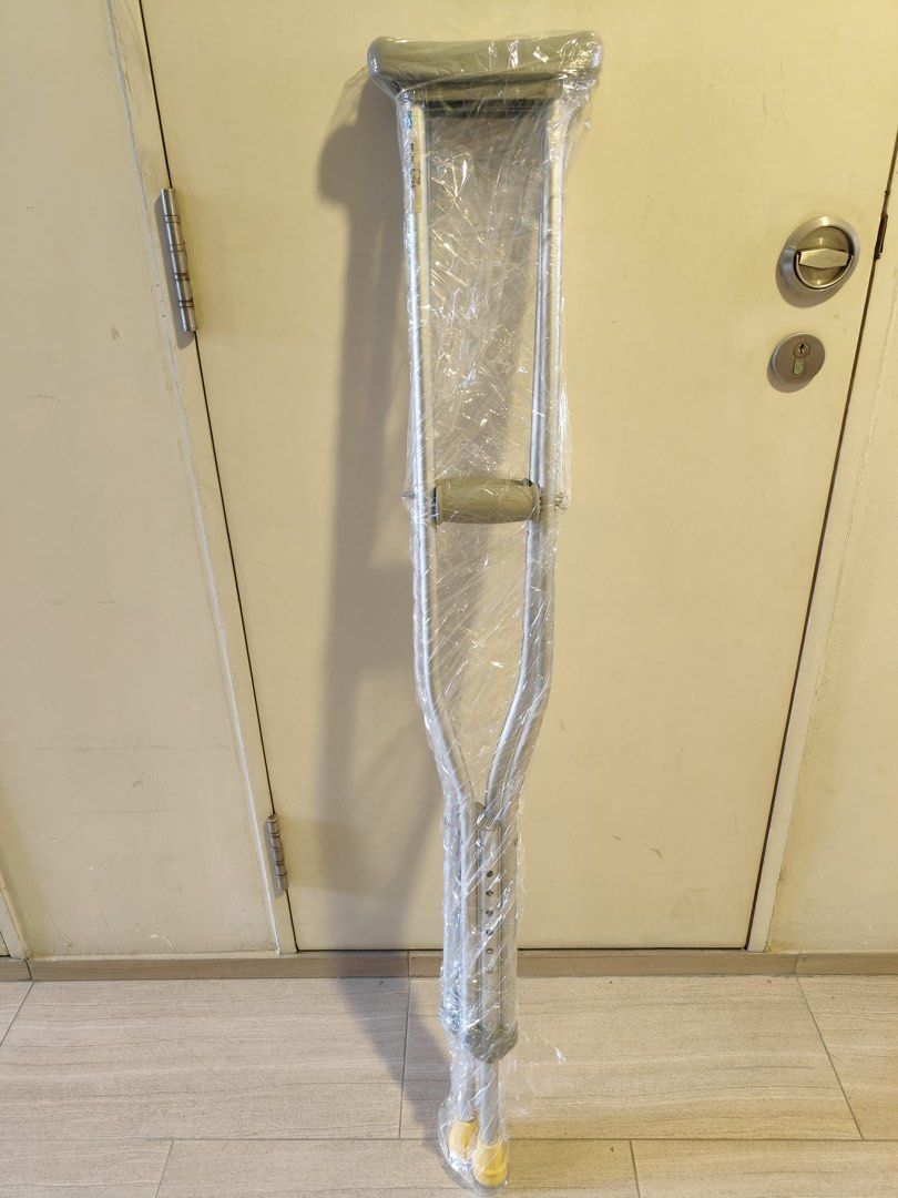 Walking frame and crutches, Health & Nutrition, Assistive ...