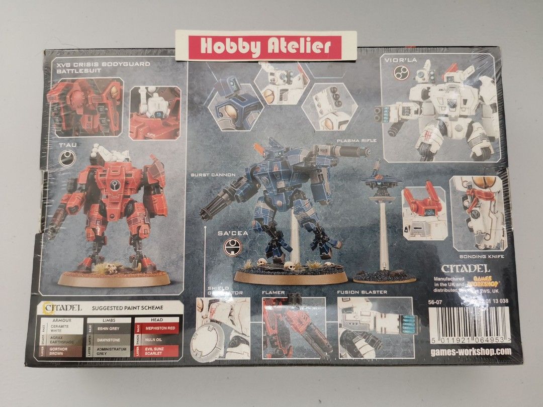 Warhammer 40K Tau Empire XV8 Crisis Battlesuits, Hobbies & Toys, Toys ...