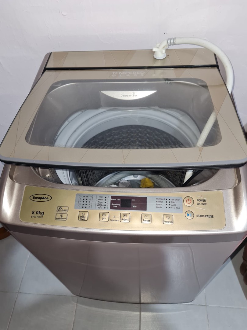 Washing Machine - europace etw 7800T, TV & Home Appliances, Washing ...