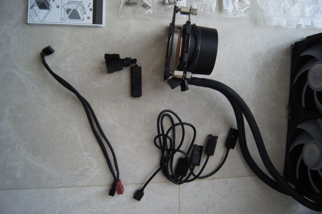 Water cooling AiO block for CPU - CoolerMaster ML240 v2, Computers ...