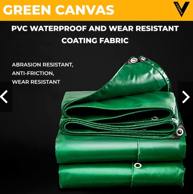 Waterproof Canvas Tarpaulin , 2M x 2M, For vehicle, or Beach Camping ...