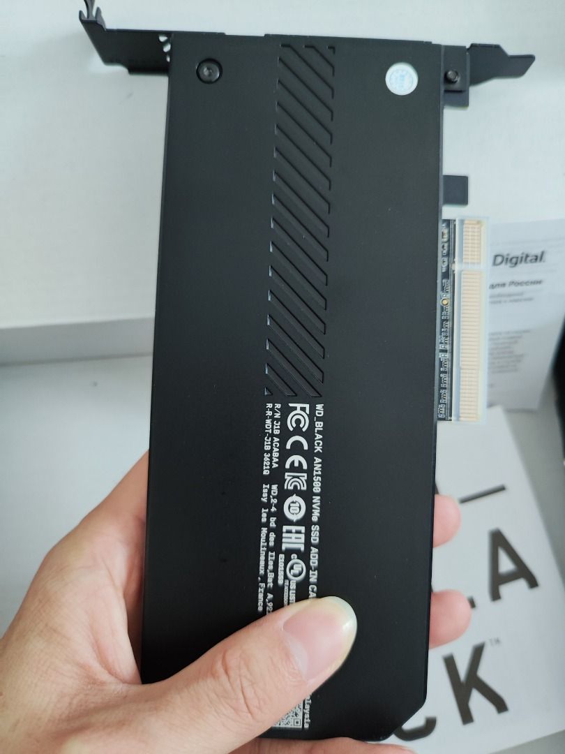 8TB SSD WD Black AN1500 NVMe RGB, 電腦＆科技, 電腦周邊及配件, 硬碟及儲存器 - Carousell