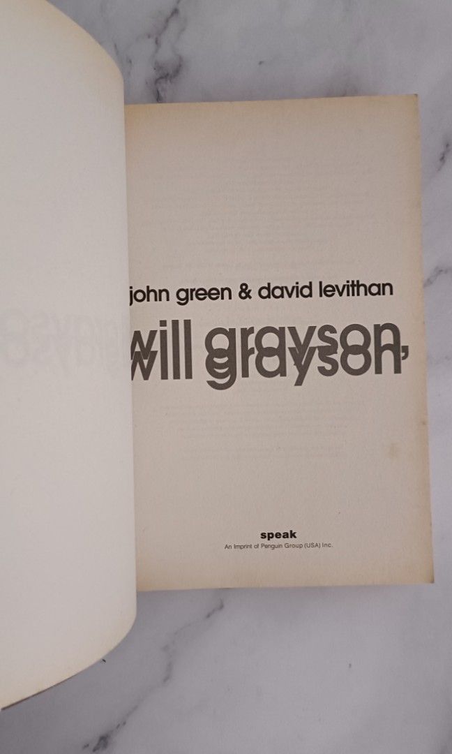 Will Grayson, Will Grayson by John Green and David Levithan, Hobbies ...